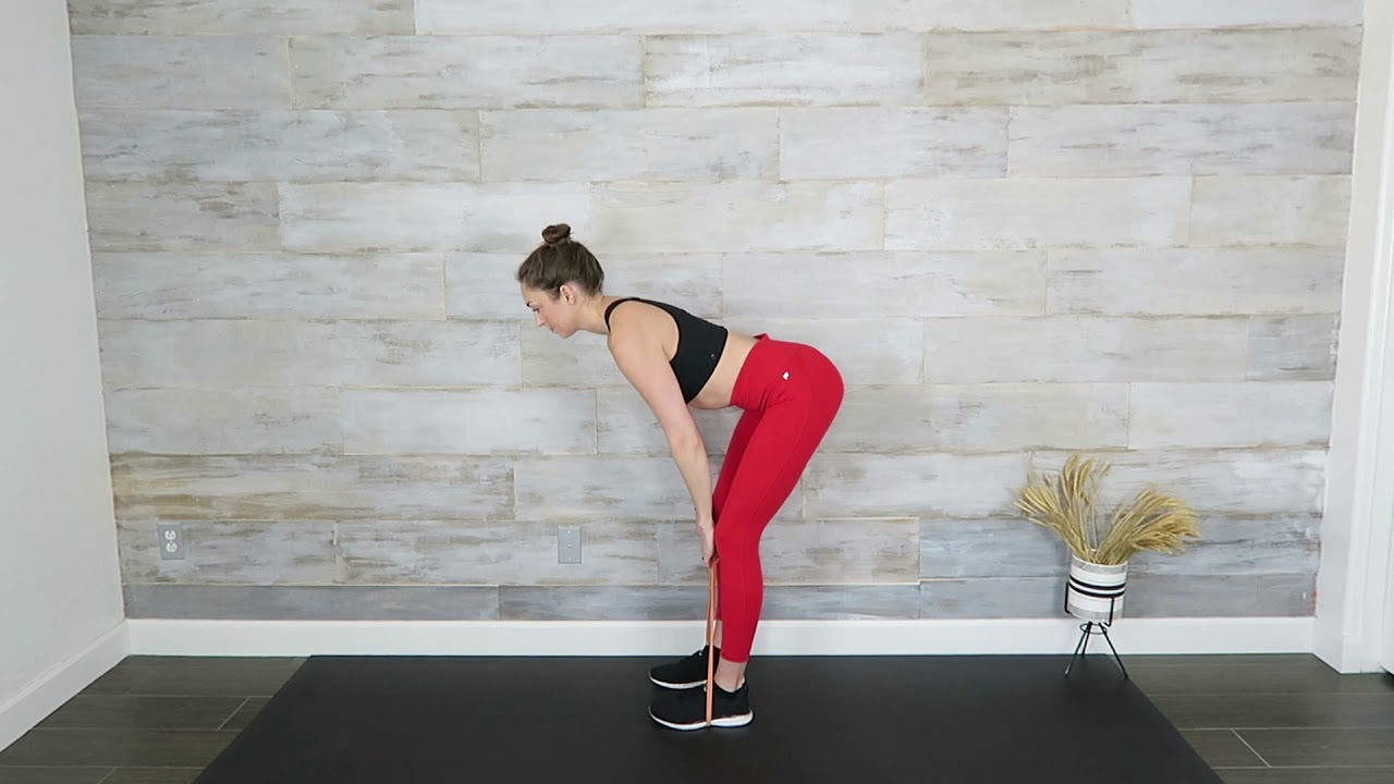 Band Romanian deadlift - YouTube