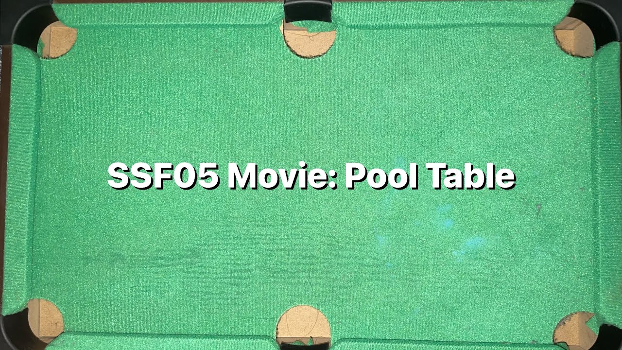 SSF05 Movie: Pool Table - YouTube