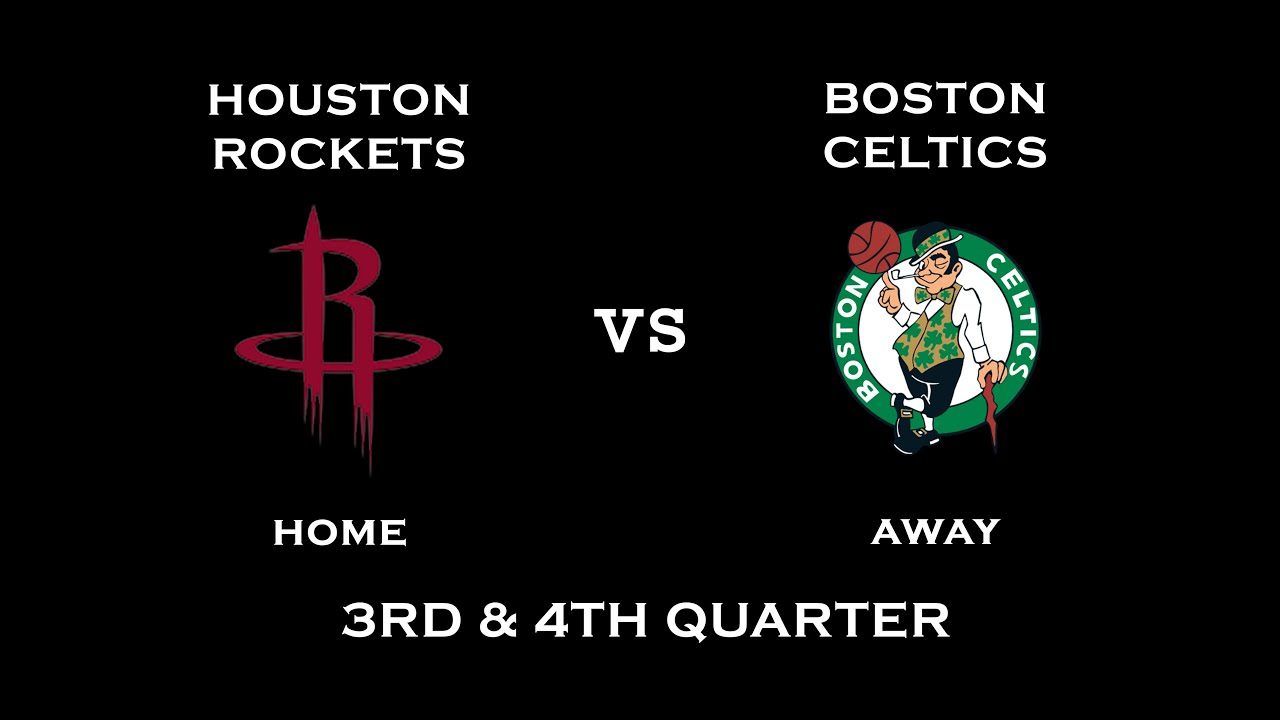 NBA 2K10 (Gameplay): Houston Rockets vs. Boston Celtics (3rd & 4th ...
