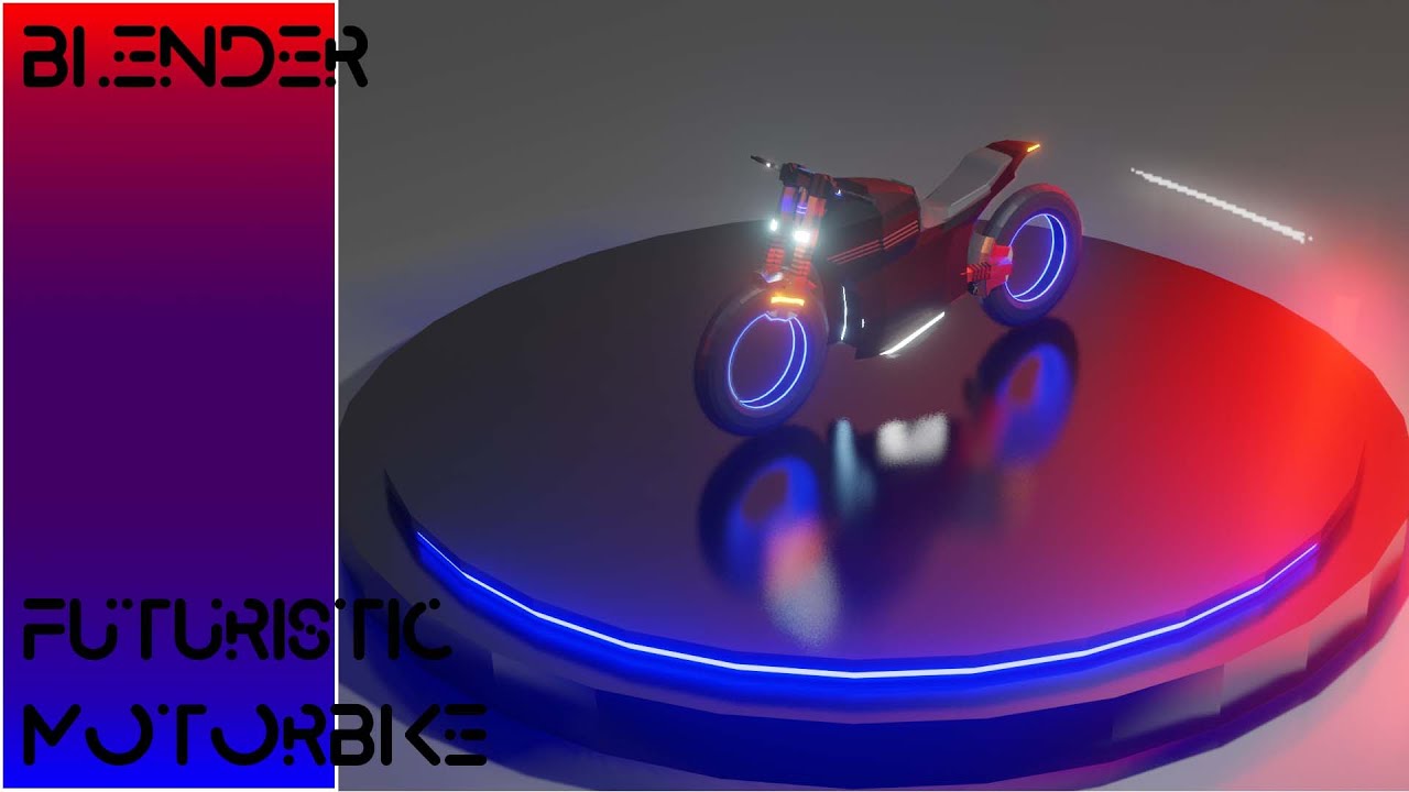 Blender - Motorbike 1/3 - YouTube