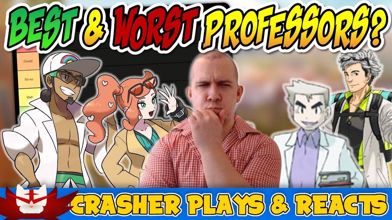 Ranking The Pokémon Professors!! Pokémon Tier List (Tiermaker) - YouTube