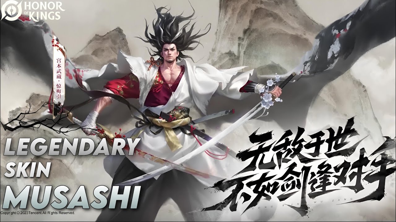New Legendary Skin Musashi | Honor of Kings - YouTube