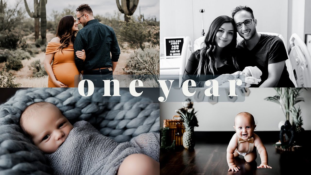 Baby's First Year Video Montage | From Pregnancy to One Year | From ...