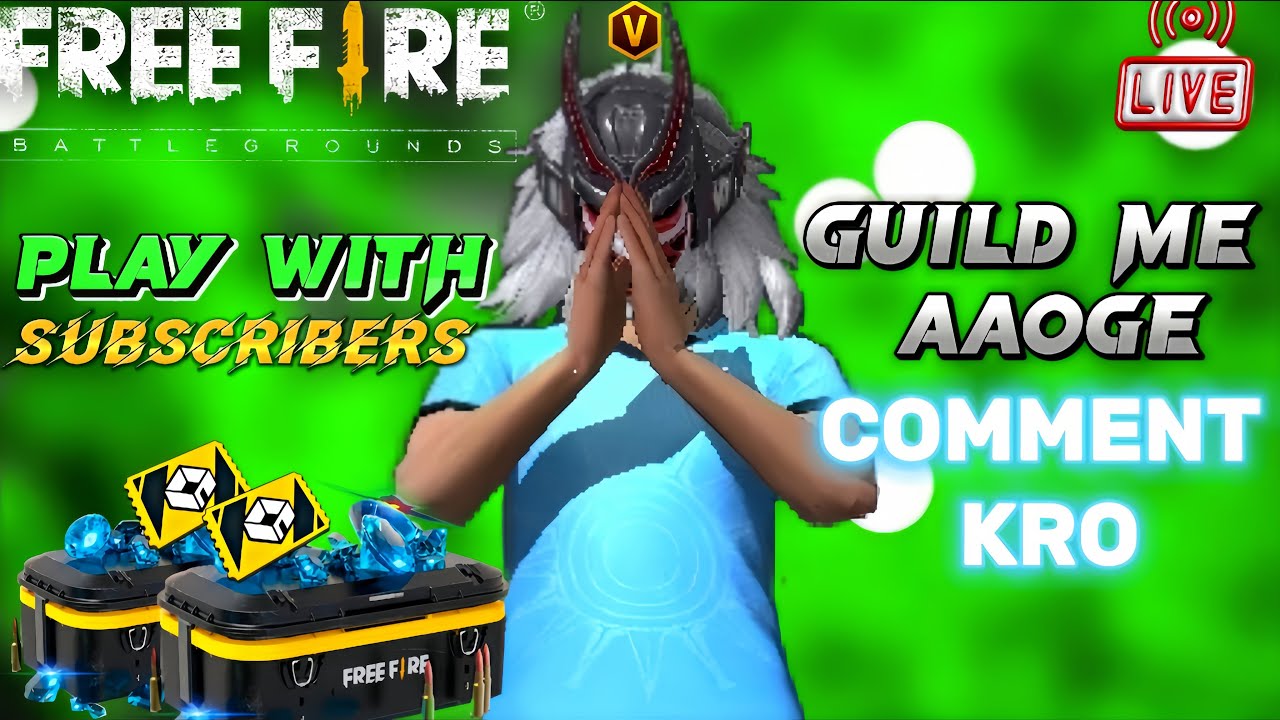 GUILD ME AAOGE GUYS COMMENT KRO🔥🔥 || CS RANK PUSH AND CUSTOM GAMEPLAY 😱 ...