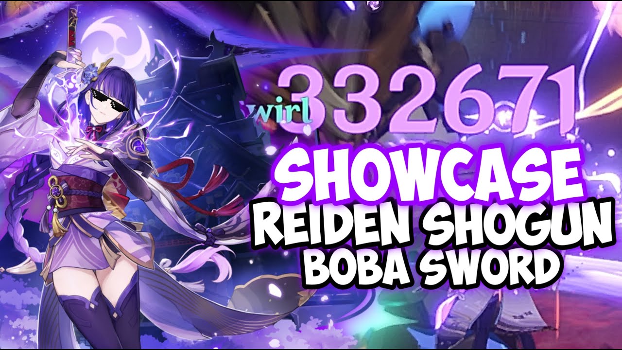 Showcase Raiden Shogun Boba Sword wangy - Genshin Impact Indonesia ...