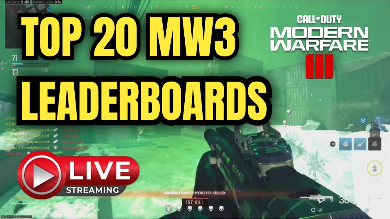 MW3 LIVE | MULTIPLE DNA BOMBS DAILY | TOP 20 on MW3 Leaderboards! - YouTube