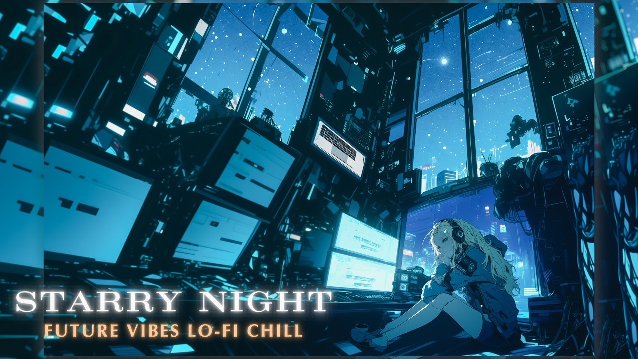 Under the Starry Night💫: Future Vibes Lo-fi Chill - YouTube