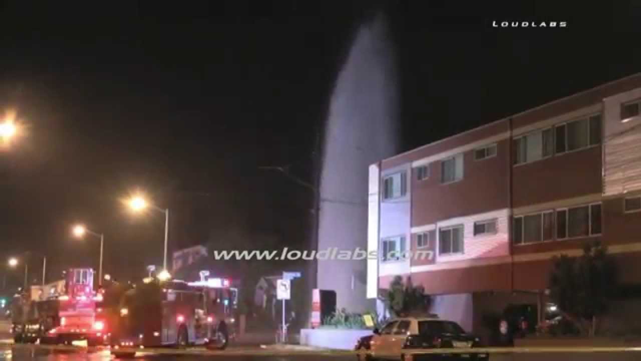 Fatal Fire-Hydrant Crash / Hollywood RAW FOOTAGE - YouTube