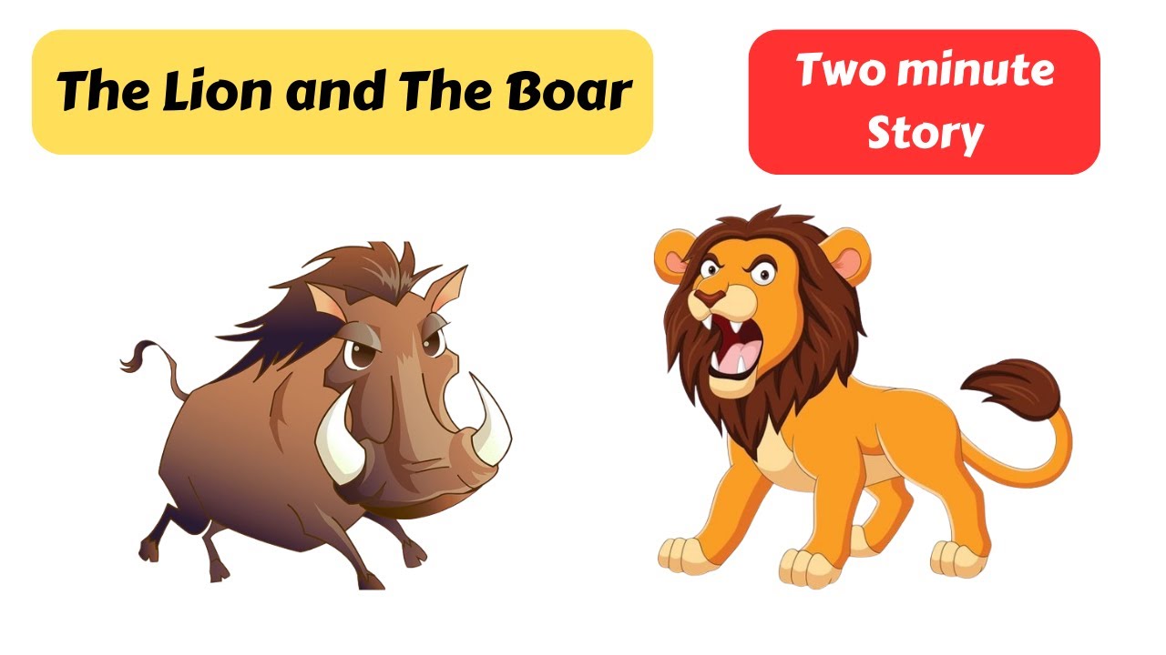 The Lion and The Boar | Short Stories | Short Stories in English ...