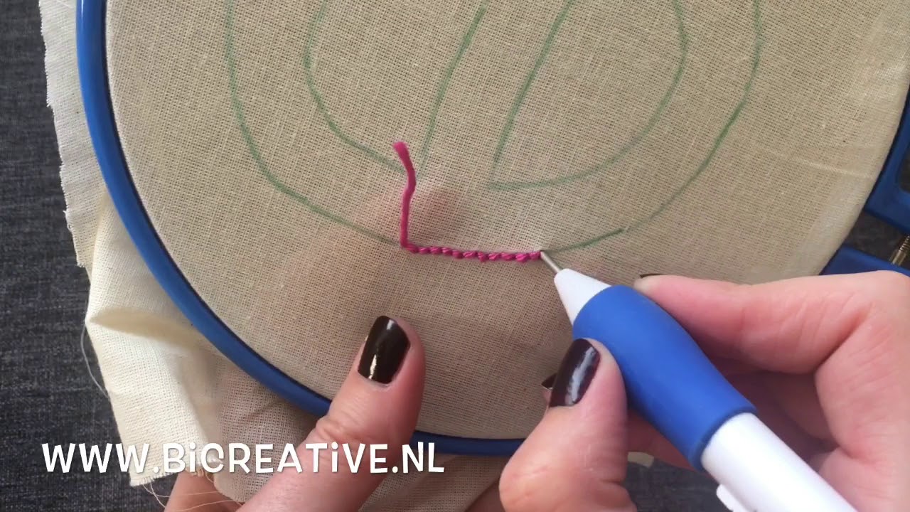 Punch Needle leren: Basis om te starten met doek en naald en om een ...
