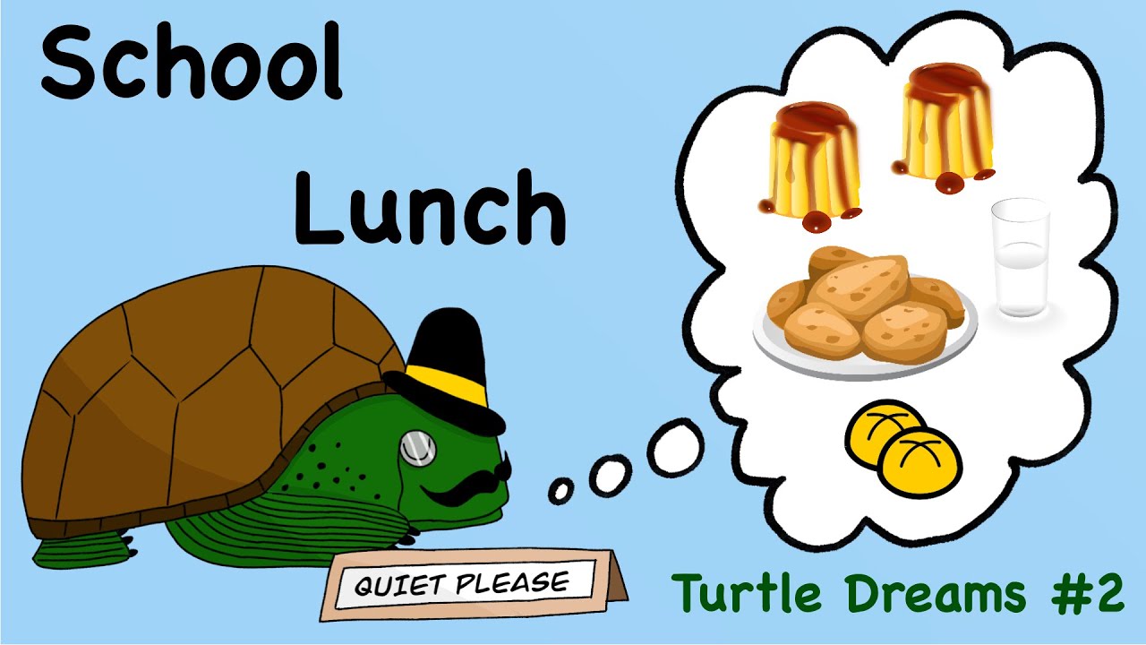 School Lunch Vocabulary | English for Kids | ESL | Turtle Dreams #2 ...