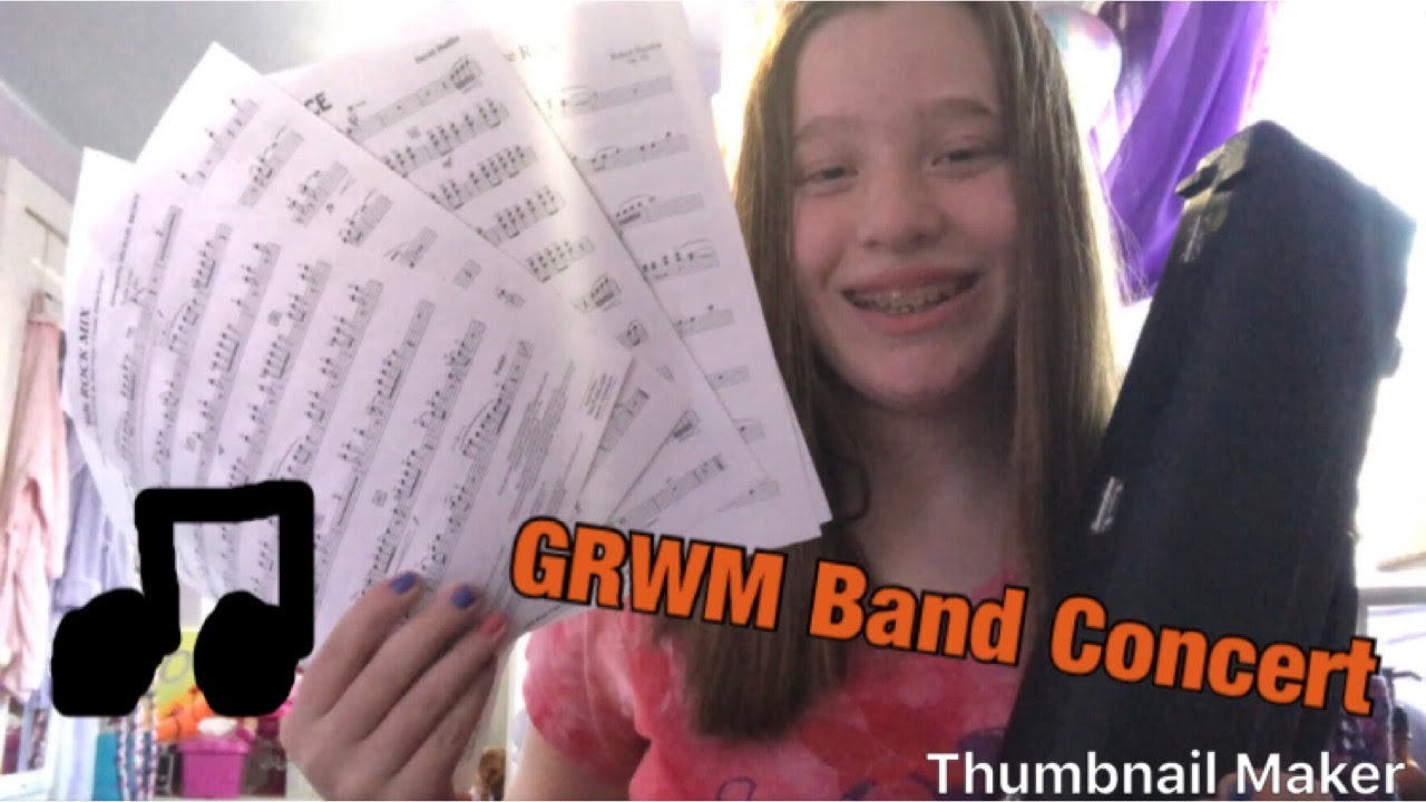 GRWM Band Concert - YouTube
