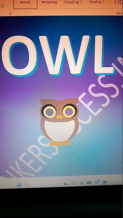 OWL CODE IN MS WORD || BANKERSUCCESS. || BANKERSUCCESS.IN - YouTube