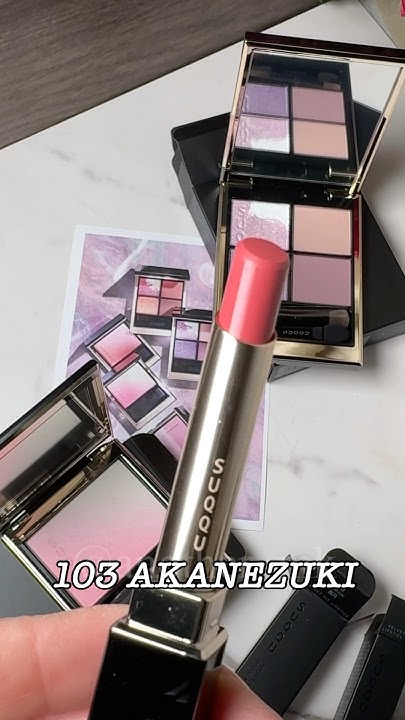 SUQQU || pre-Summer 2025 Velvet Fit Lipstick in 103 Akanezuki - YouTube