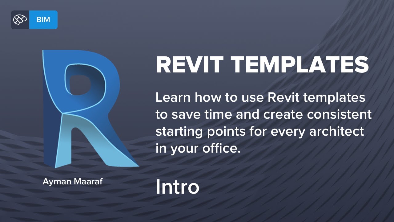 Revit Templates Intro YouTube Revit Templates Intro YouTube