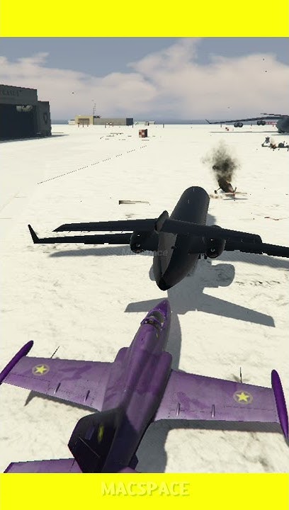 GTA V | Random Airplanes Part 2 | Michael De Santa | Don't judge me about graphics :( #shorts ...