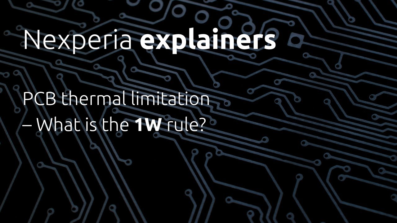 PCB thermal limitation – What is the 1W rule? - YouTube