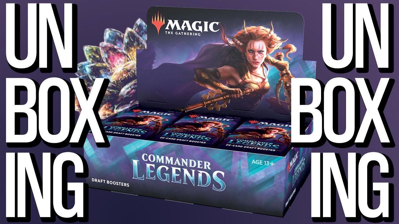 Commander LEGENDS Display Box geöffnet - YouTube