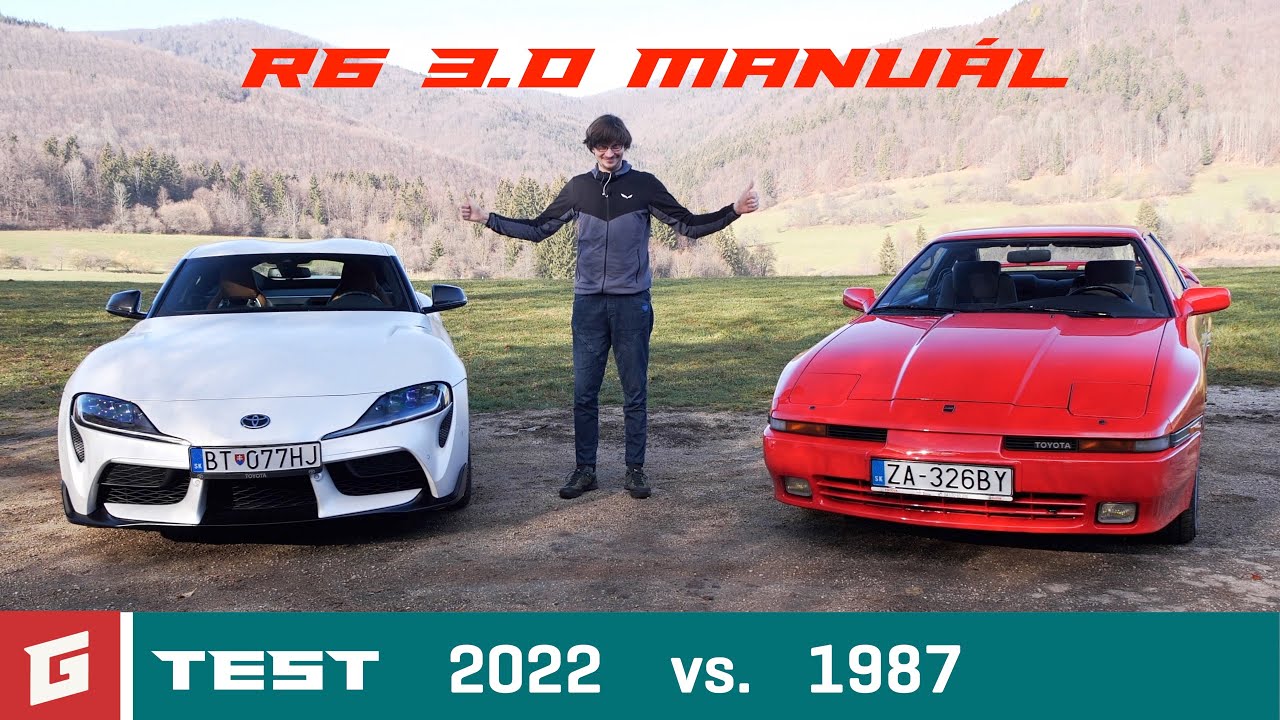 TOYOTA GR Supra 3.0 M6 2022 vs 1987 Supra 3.0i TURBO MA70 Targa - TEST ...