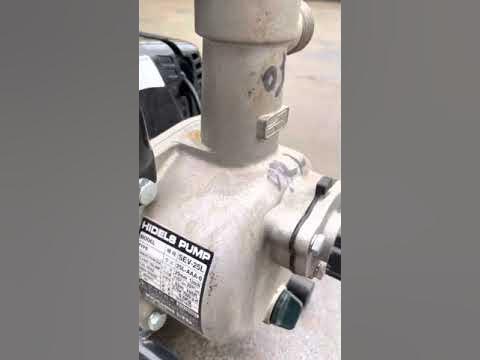 KOSHIN HIDELS PUMP / モデル SEV-25L - YouTube