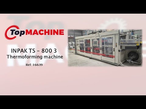 INPAK TS – 800 3 Thermoforming machine used - YouTube