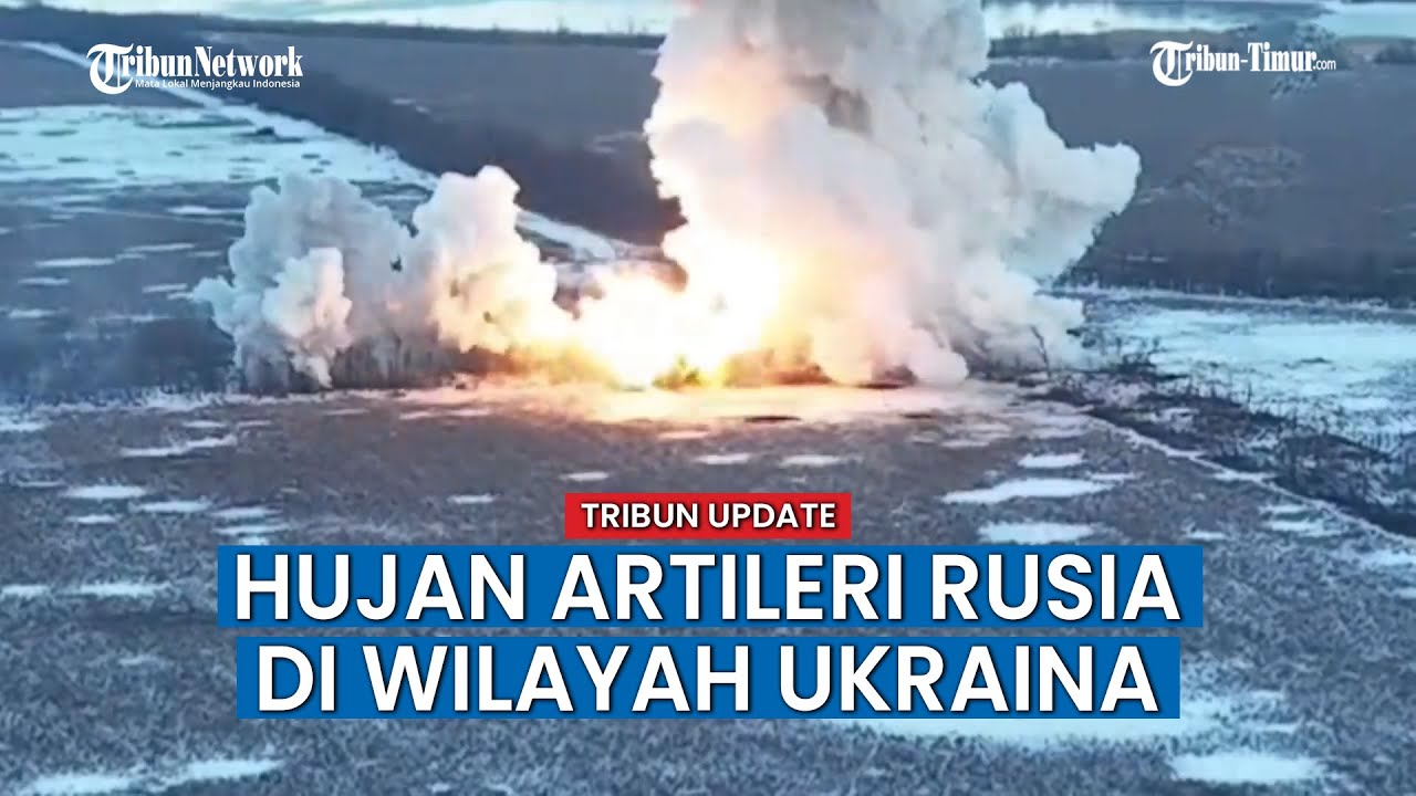 Viral! Detik-detik Bom Rusia Bombardir Titik Pertahanan Ukraina - YouTube