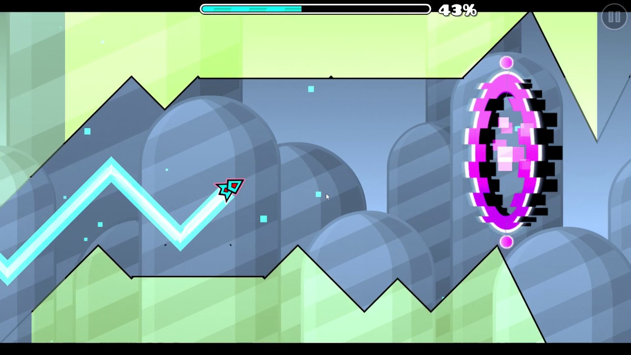geometry dash FALLING UP EZ BY ME 100% - YouTube