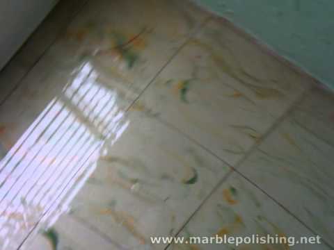 How to Refinish a Marble Tabletop in Fort Lauderdale - YouTube