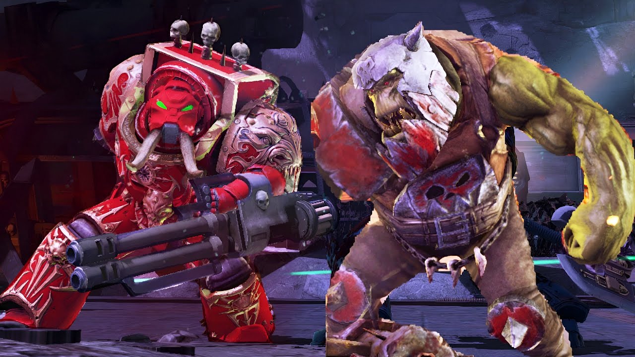 Chaos Terminator vs Orks WAAAGH! - Warhammer 40k: Space Marine ...