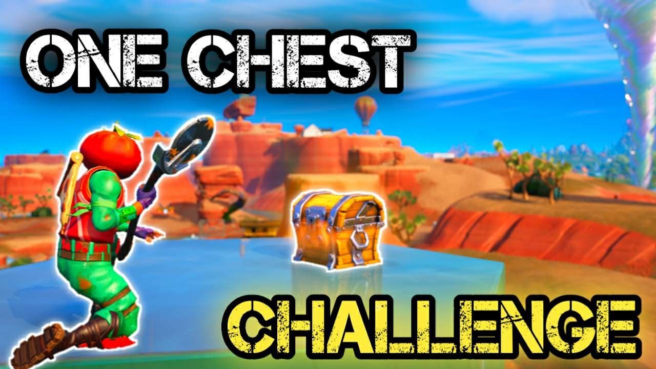 *ONE CHEST* Challenge In Fortnite - YouTube