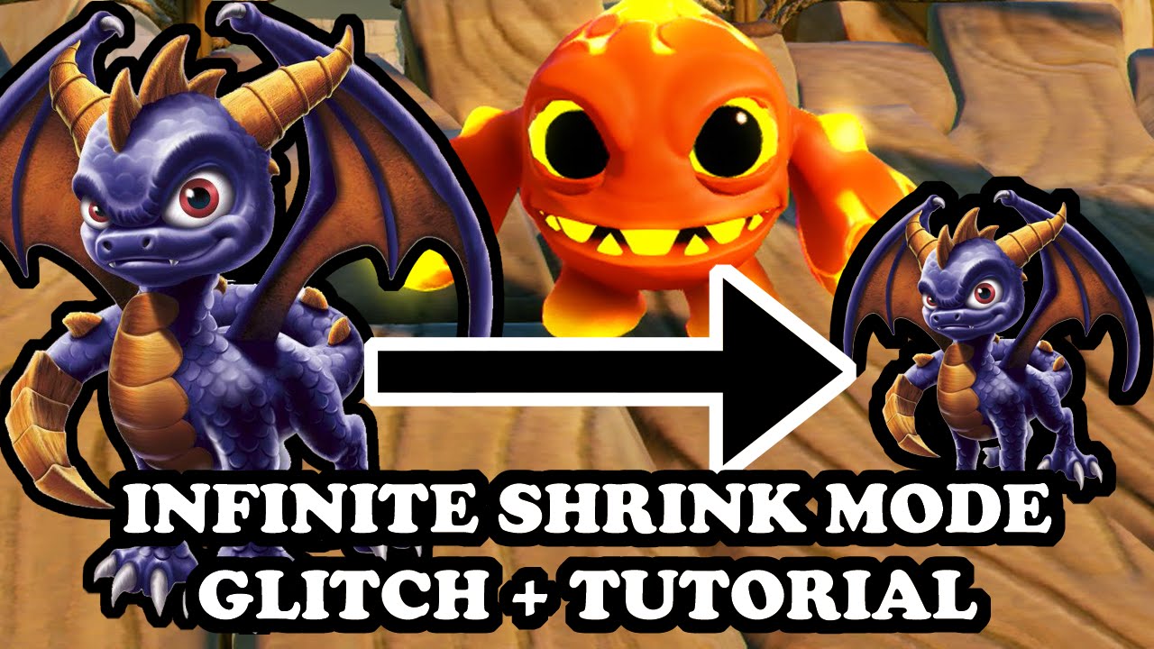 Skylanders Superchargers - INFINITE MINI MODE (SHRINK MODE) GLITCH ...