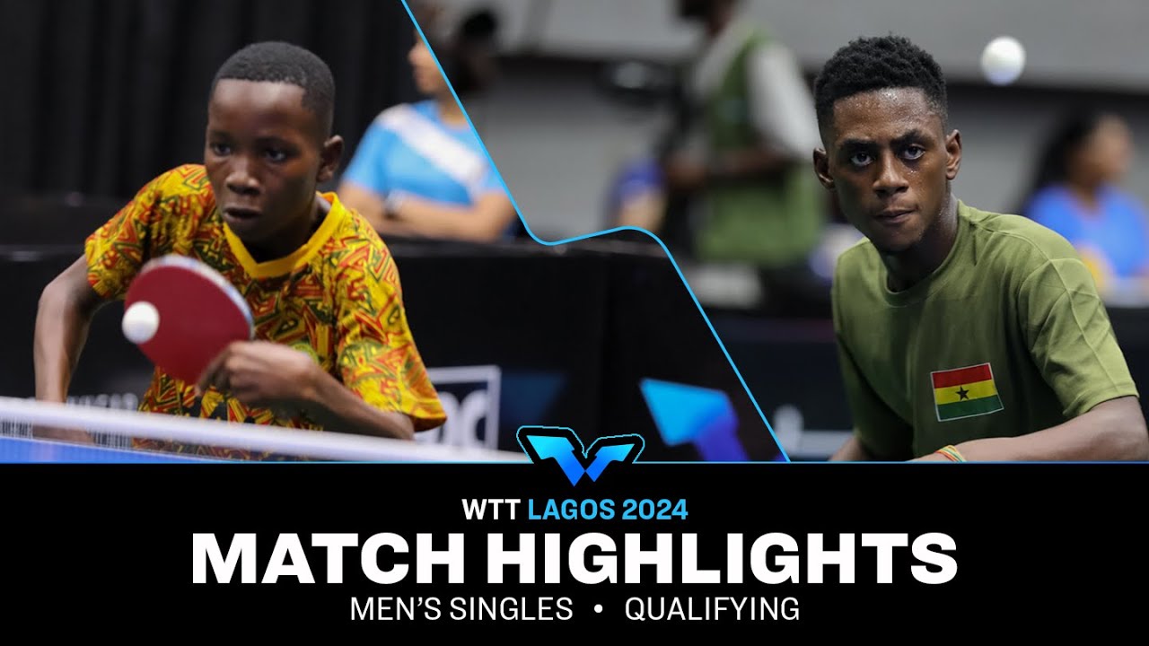 Richard Ofori vs Israel Aklie | MS QUAL | WTT Contender Lagos 2024 ...
