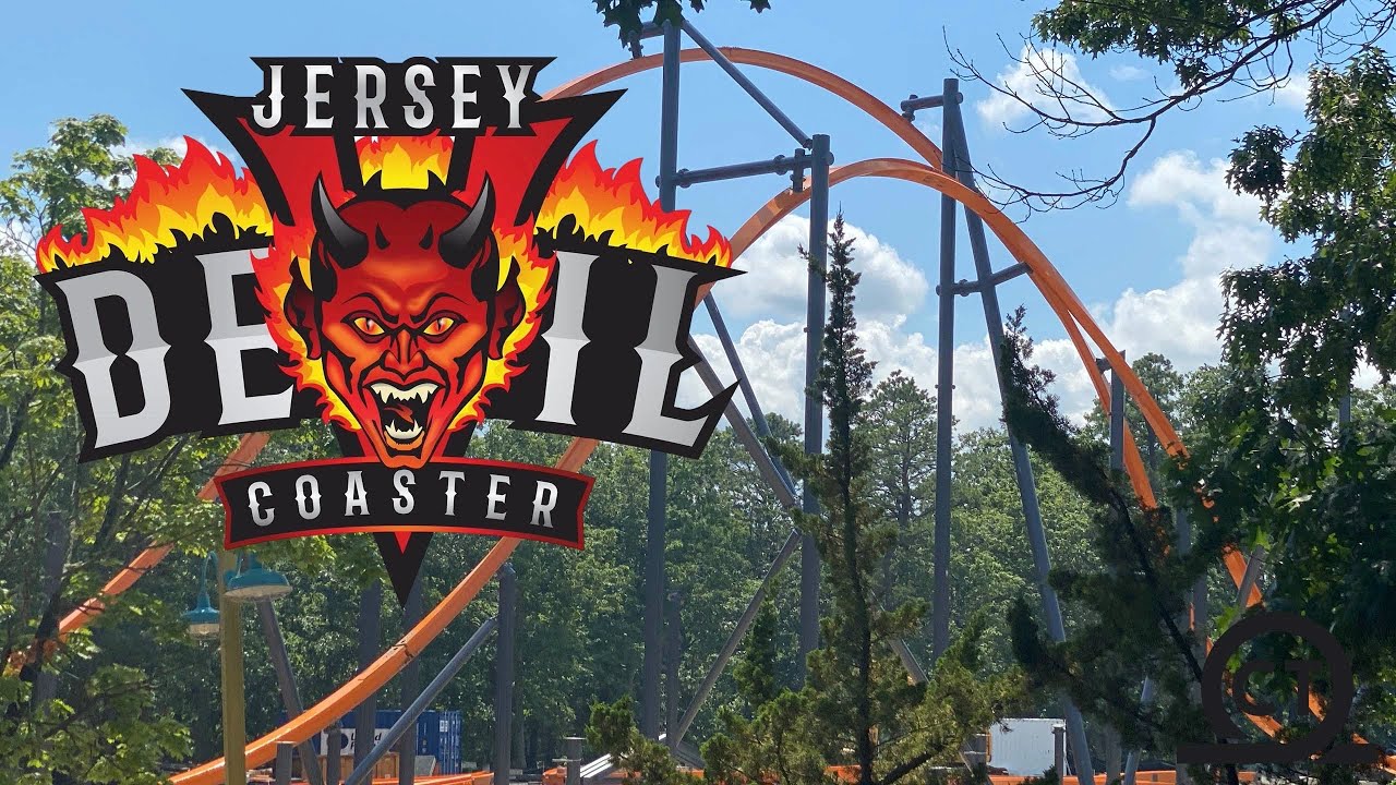 Jersey Devil Coaster Construction Update July 2020 - YouTube