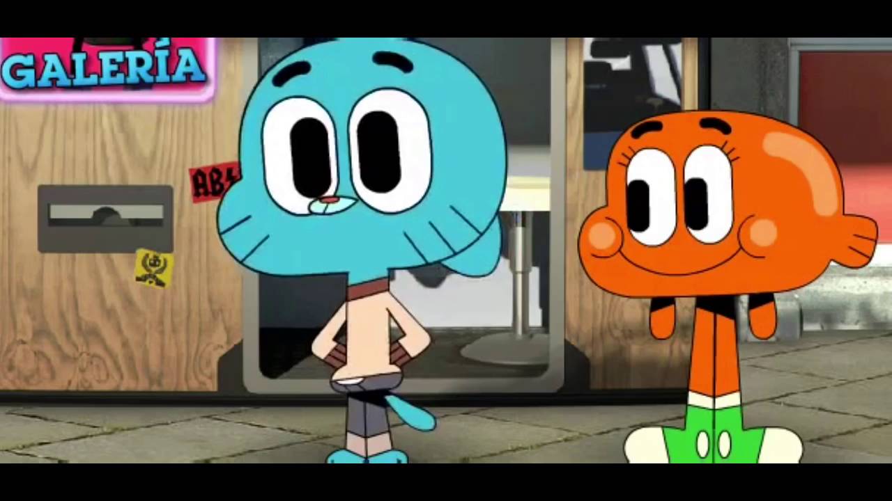 Gumball and darwin hit that super mario - YouTube