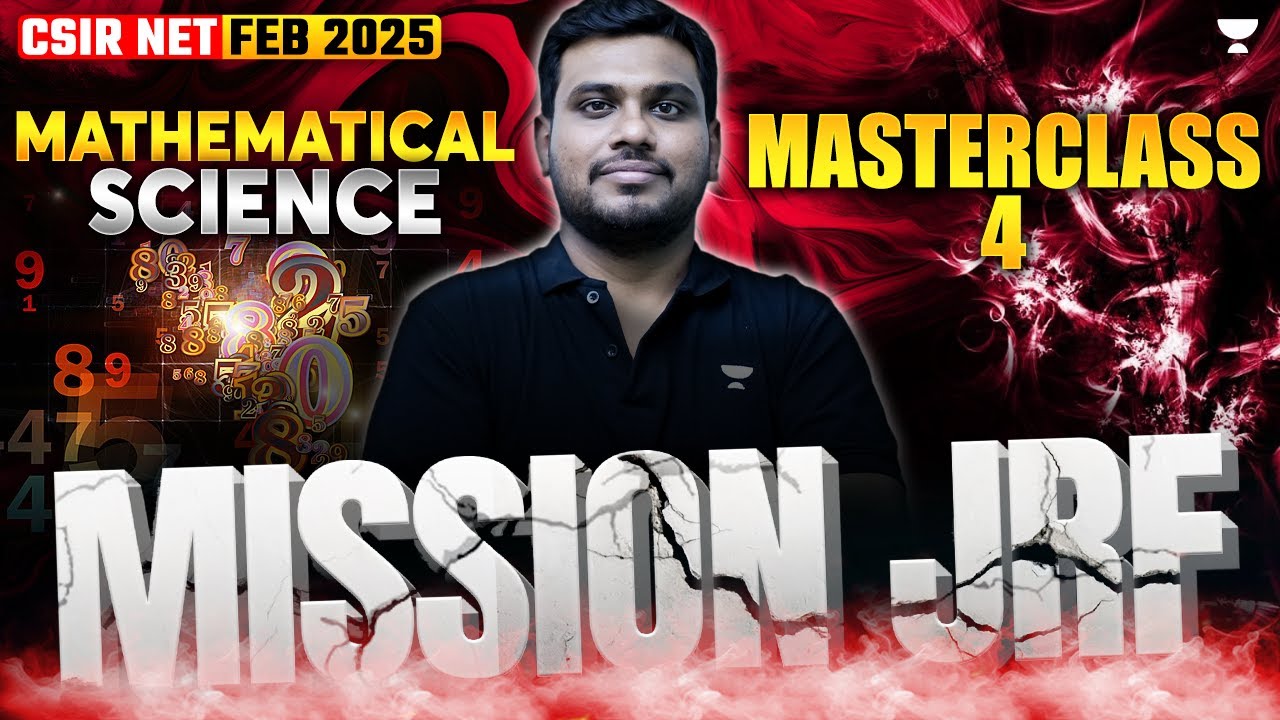 Csir Net Feb 2025 Mathematics Csir Net Mathematical Science Preparation Part 4 Sagar Surya