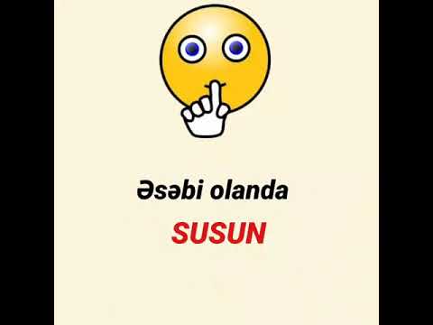 Danışmaq gümüşdürsə, susmaq qızıldır. (Mus: Arif Məlikov)