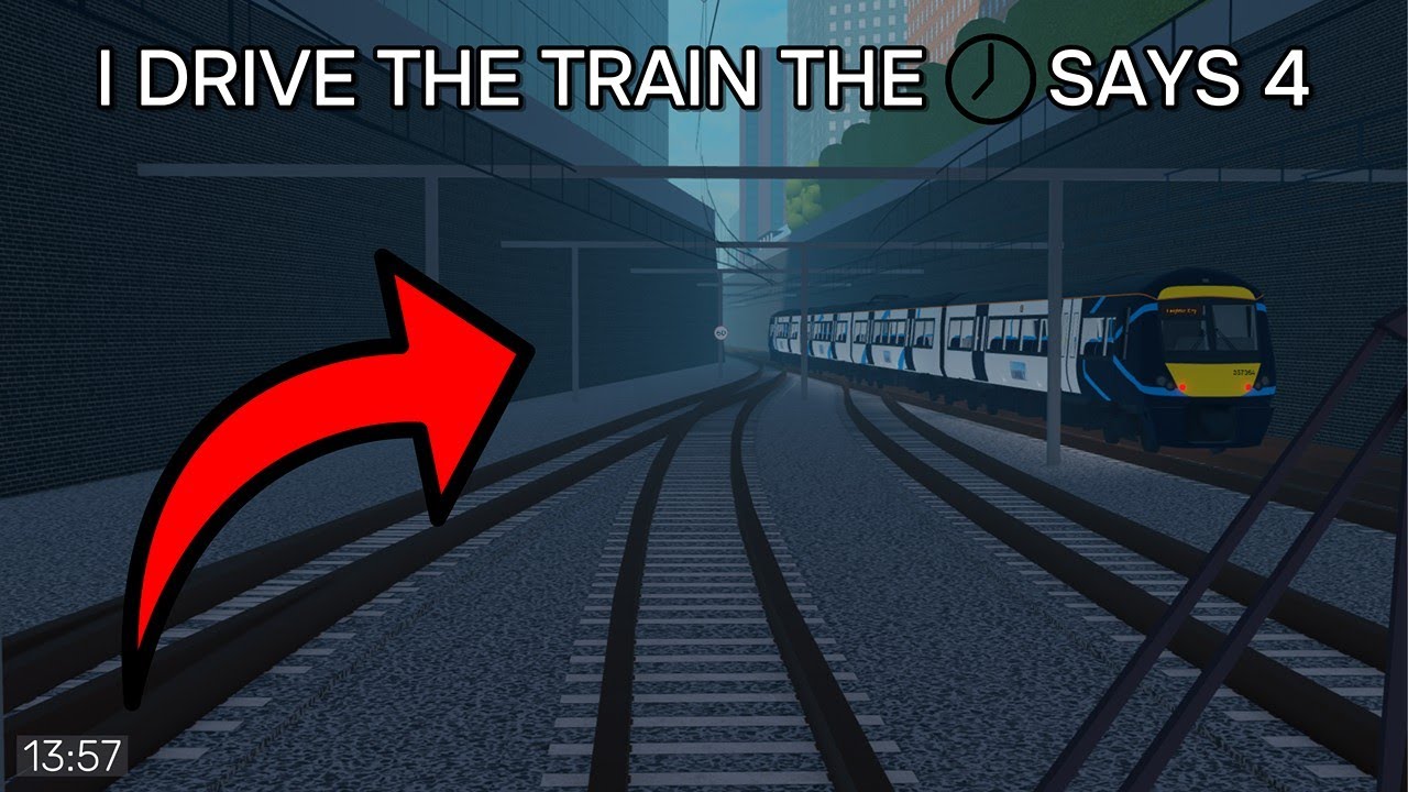 SCR but i drive the train the clock says 4 - YouTube