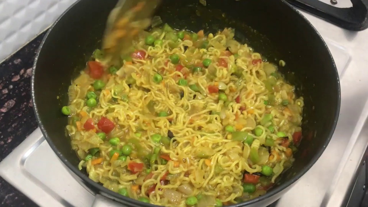 maggi recipe | maggi banane ka tarika | Healthy Vegetable Maggi Recipe ...