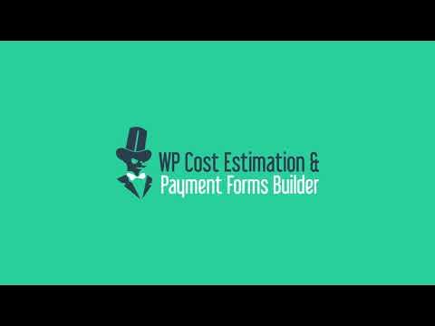 WP Cost Estimation & Payment Forms Builder - Discover the best Forms Builder for Wordpress - YouTube