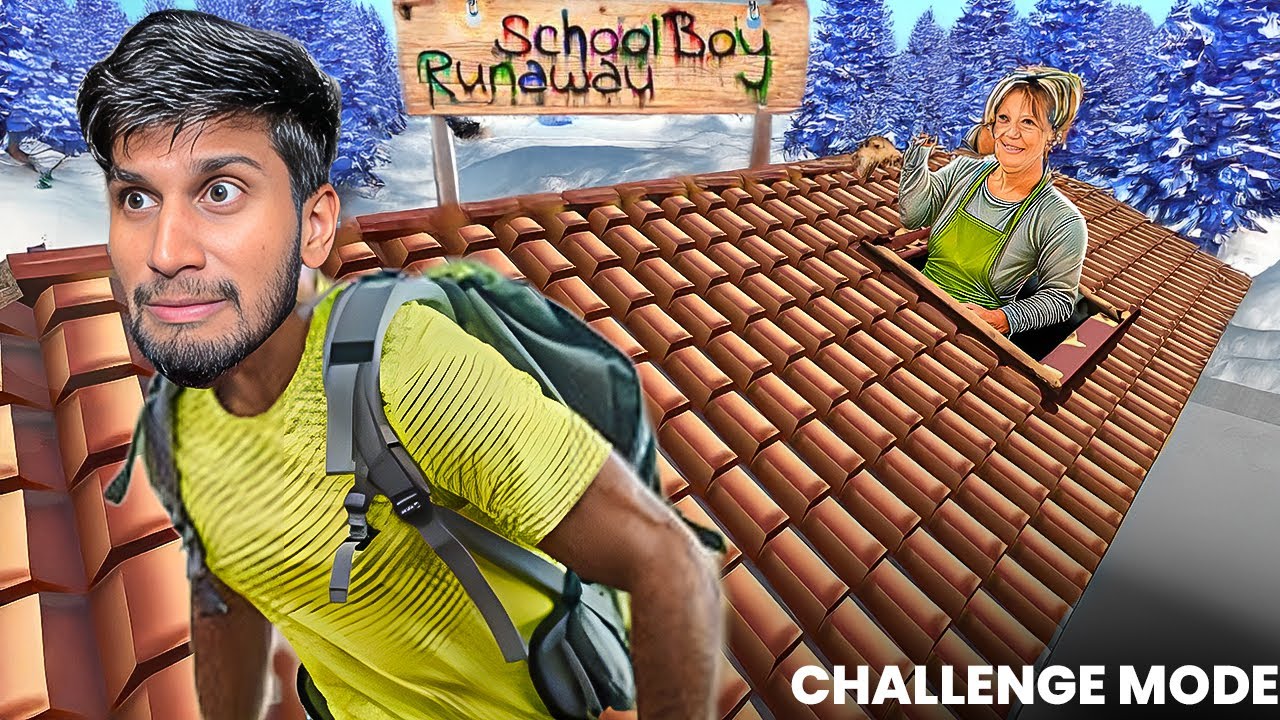 SCHOOLBOY RUNAWAY STEALTH: CHALLENGE MODE ( RoofTop Escape ) - YouTube