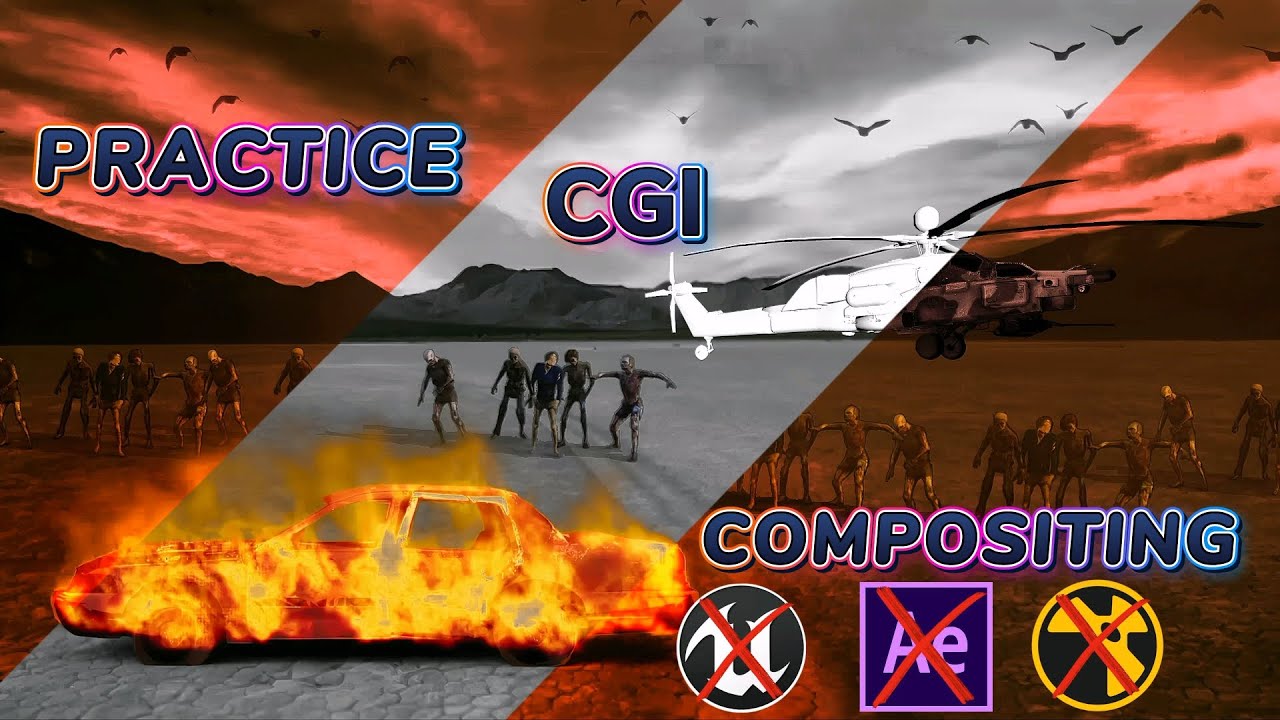 Compositing CGI Into Live Action Scene Editing Tutorial - YouTube