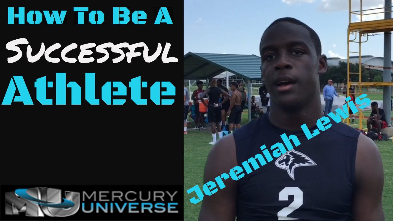 Jeremiah Lewis - How To Be A Successful Athlete - YouTube