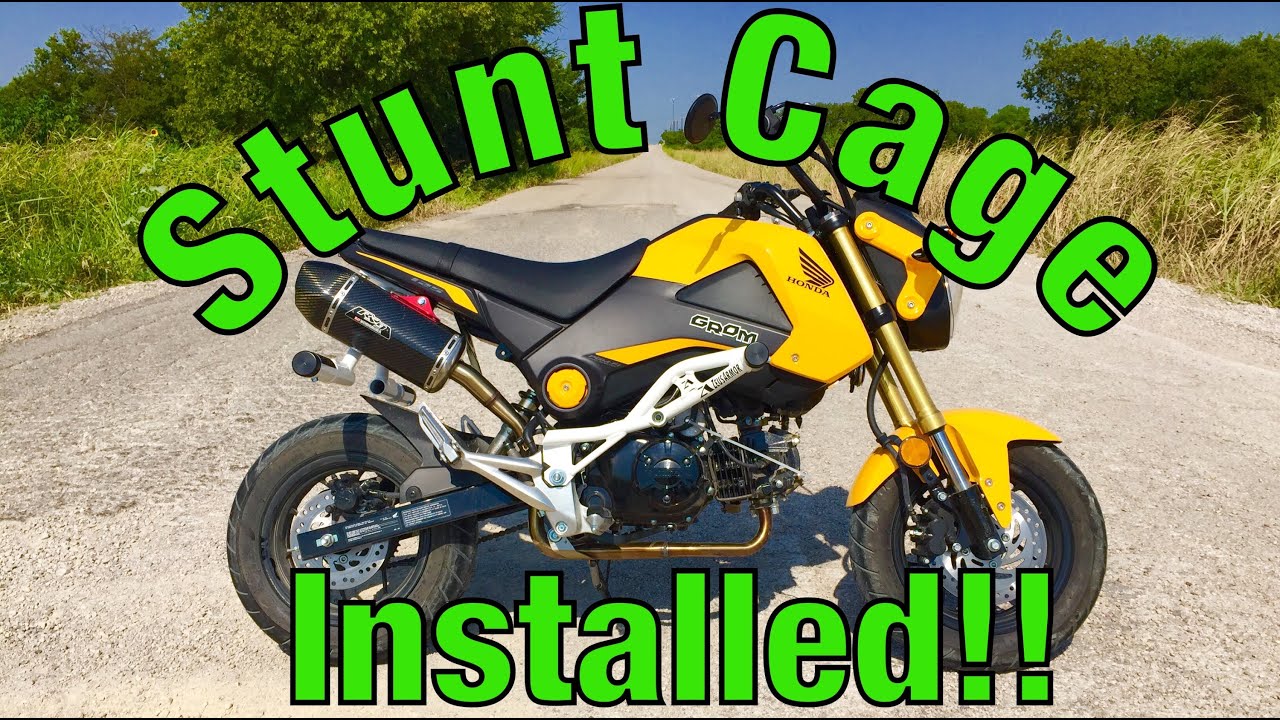Zeus Armor Cage for the Honda Grom!! - YouTube