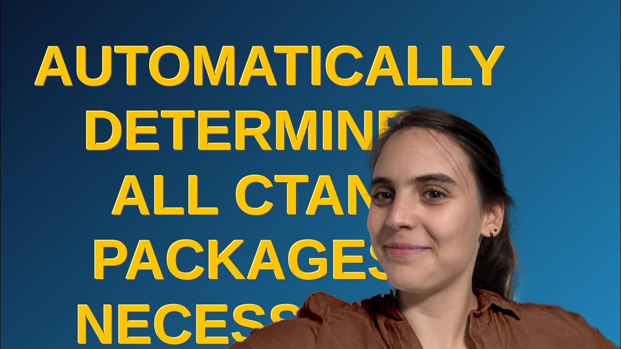 Tex: Automatically determine all ctan packages necessary to compile ...