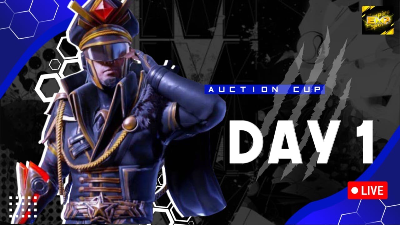 Free Fire Max | Empire Auction Cup Season 1 Tournament Day-1 Lxp Gamer ...