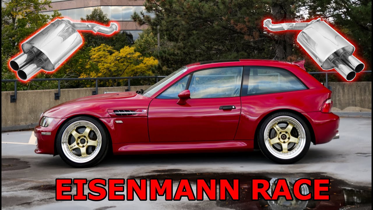 BMW Z3 M Eisenmann Race Exhaust (S52) - YouTube