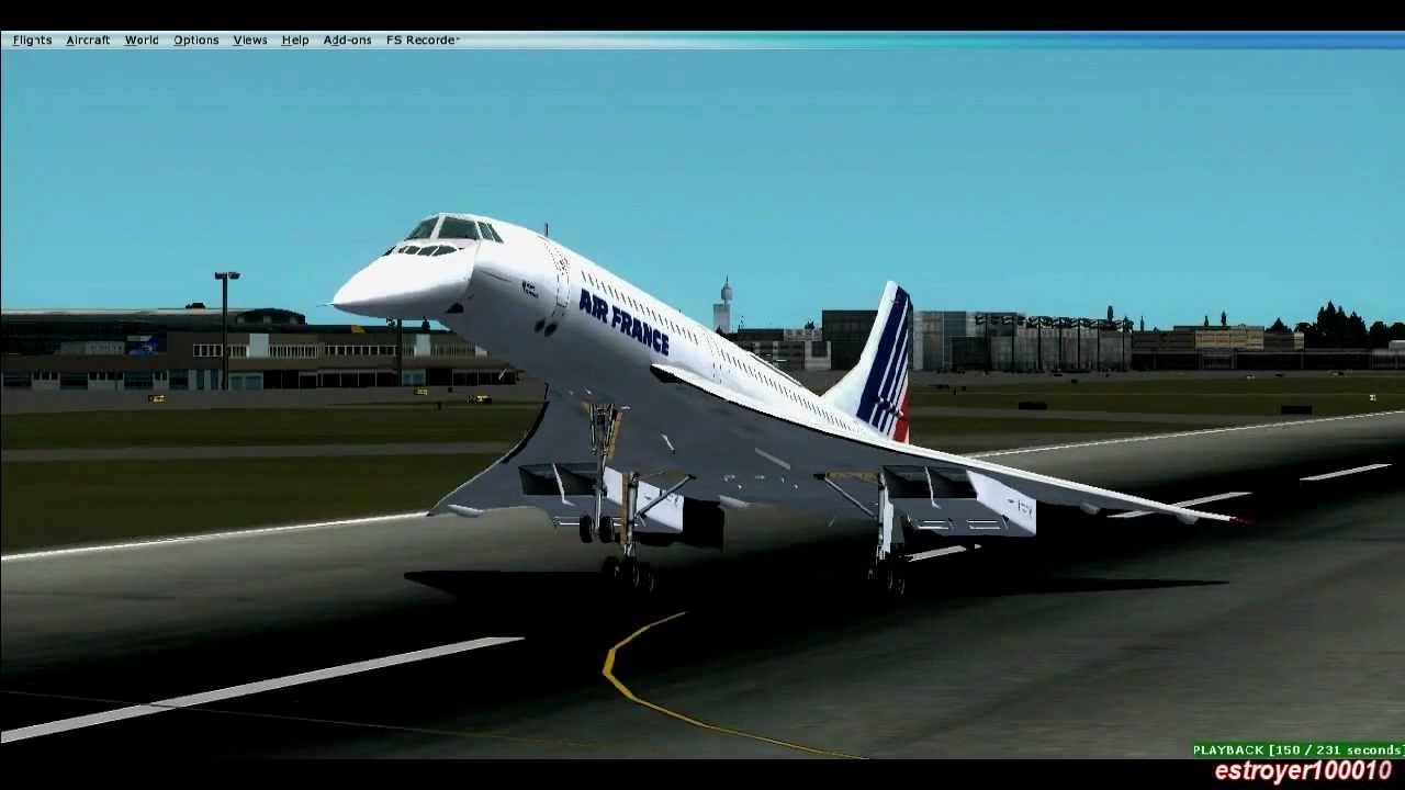 Microsoft Flight Simulator X Concorde x - YouTube