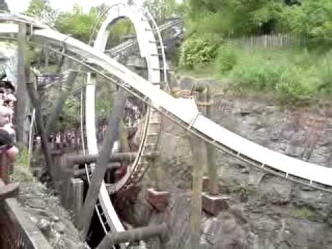 Alton Towers - Nemesis Loop - Queue Line View - YouTube