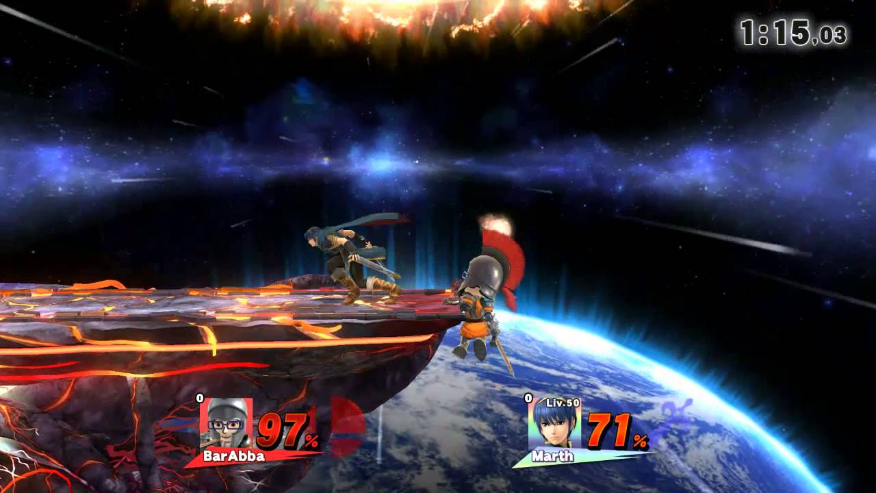 1a battaglia amiboo: Mii vs Marth - YouTube