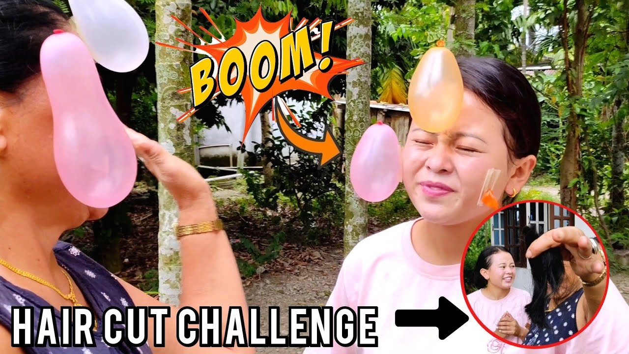 Hair Cut & Slapping / Joor Ka Thapper Jor Se Lage / Balloon Game ...